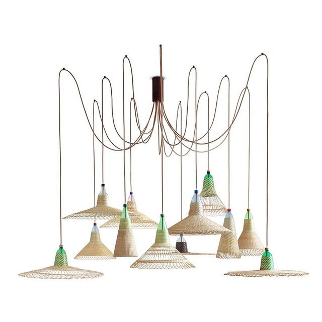 Chimbarongo 12-Light PET Lamp by Alvaro Catalán de Ocón | Chairish