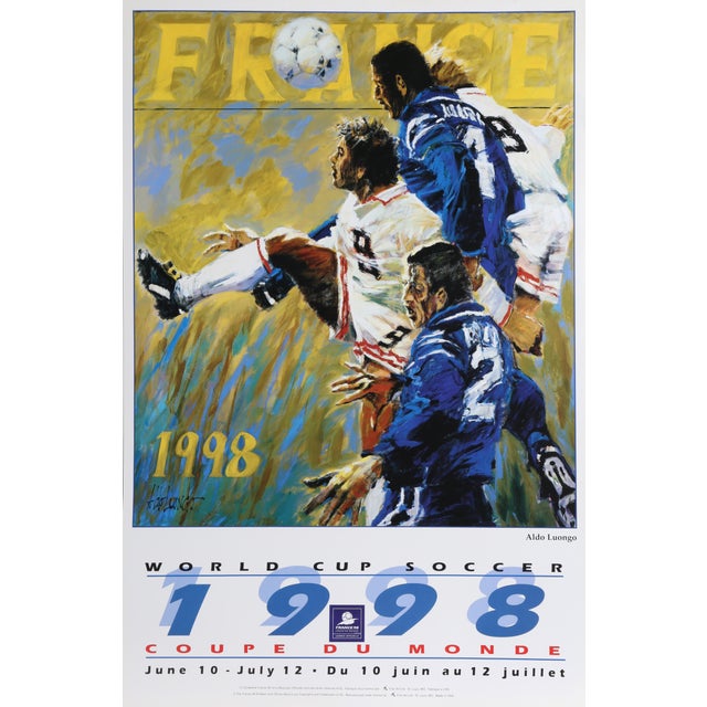 World Cup - France, Aldo Luongo Poster | Chairish