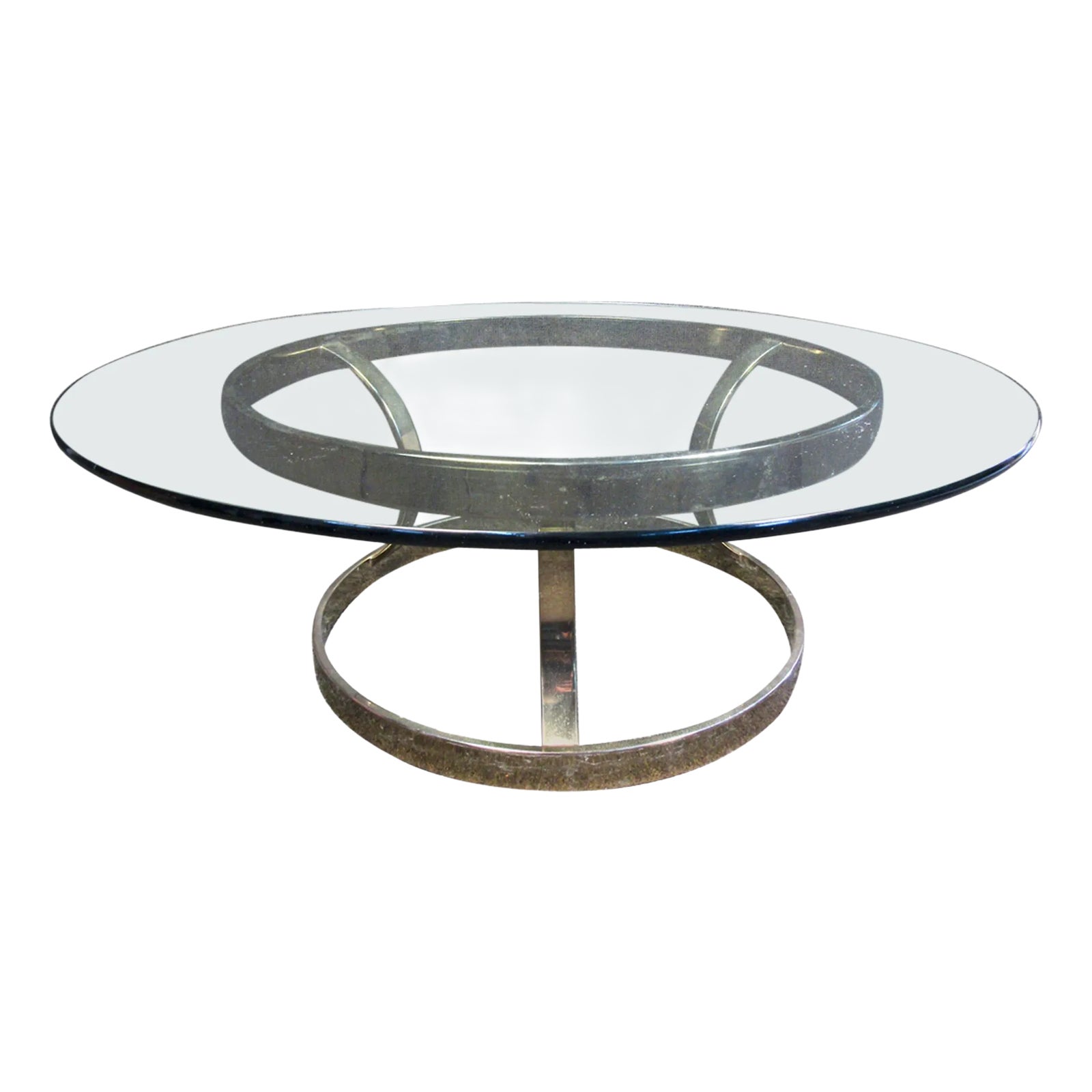 Circular Mid-Century Modern Coffee Table | Chairish