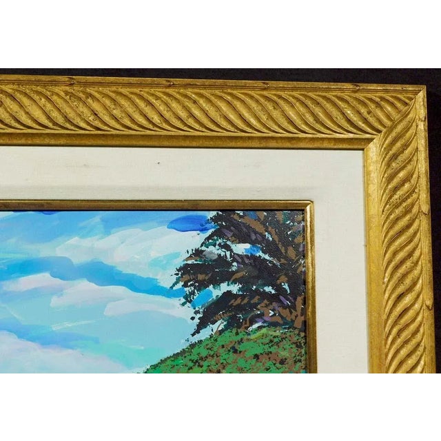 Steve Bloom "18th at Pebble Beach" Golf Signed Original Painting With ...