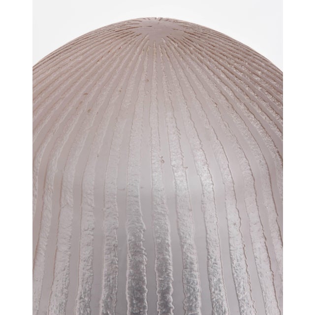 Art Deco Bronze Table Lamp With Daum Nancy Shade | Chairish