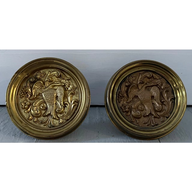 Antique 19th Century American Federal Empire Gilt Spun Brass Classical ...