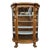 Early 20th Century Antique Curved Glass Lion Head Display Cabinet With ...