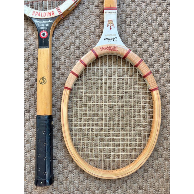 1970s Vintage Wooden Tennis Rackets, a Pair | Chairish