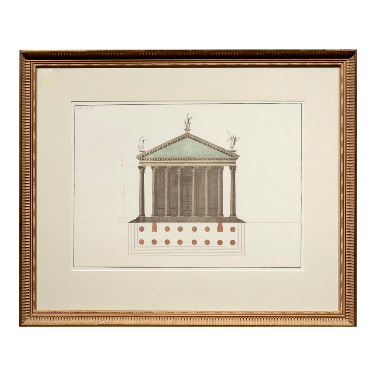 Giorgio Domenico Fossati Italian Architectural Lithograph (18th C ...