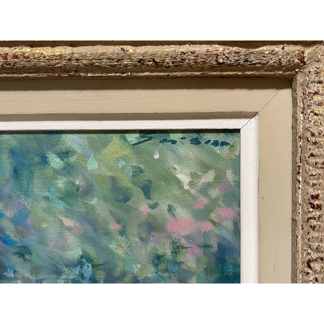 Vintage Signed Original André Gisson Impressionist Painting of Young ...