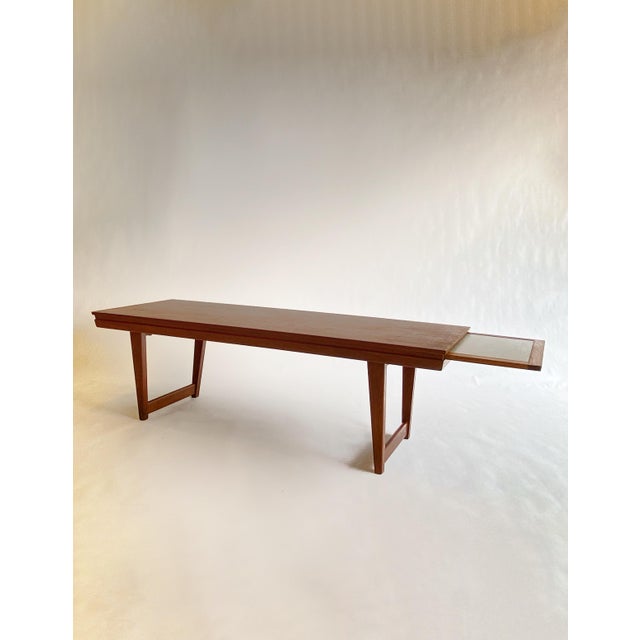 1960s Danish Slade Legs Mid Century Rosewood Coffee Table in the Style ...