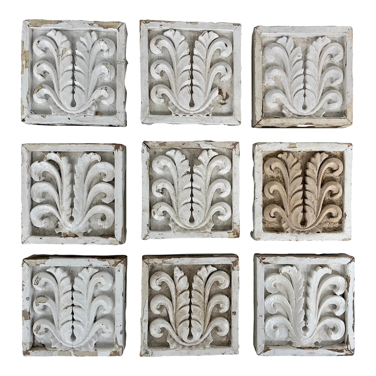 Antique Early 19th Century American Federal Classical Carved Wood ...