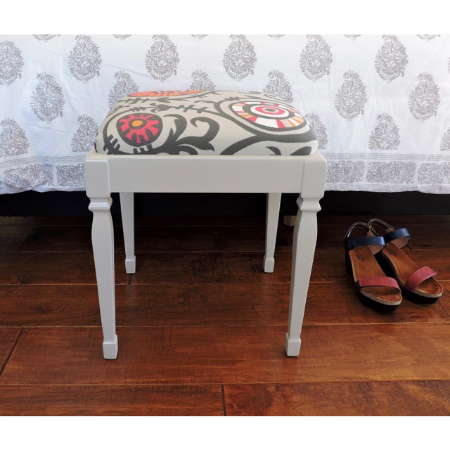 Mid 20th Century Boho Chic Low Stool | Chairish