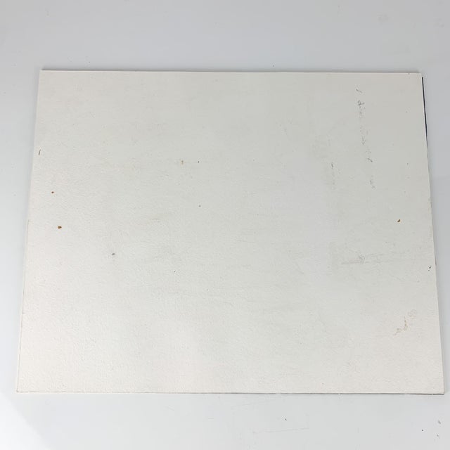 Vintage Mid Century Modern Abstract Life Study Figure Nude Watercolor ...