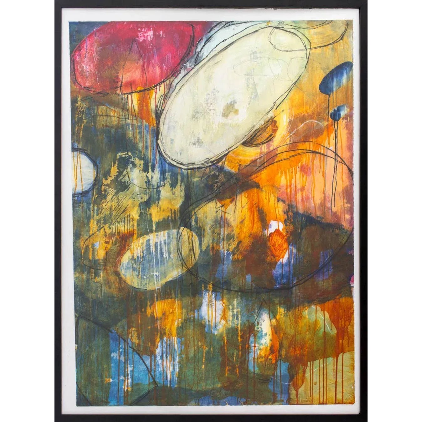 Lynda O'Connor Lyons "Rockland" Mixed Media | Chairish