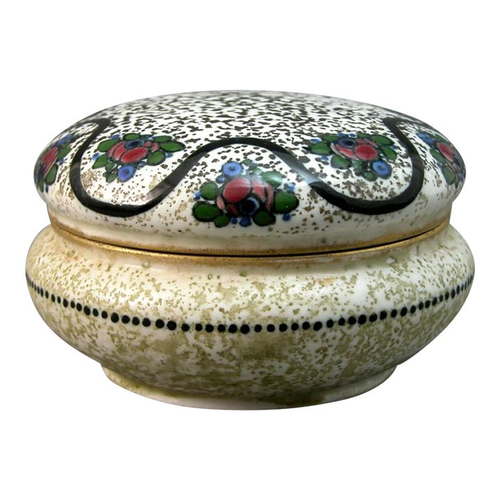 Early 20th Century Arts & Crafts Dresser Jar by Alexandra Porcelain ...