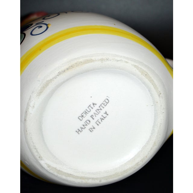 1990s Franco Mari Deruta Ceramics Italy Rooster Decanter Carafe Pitcher ...