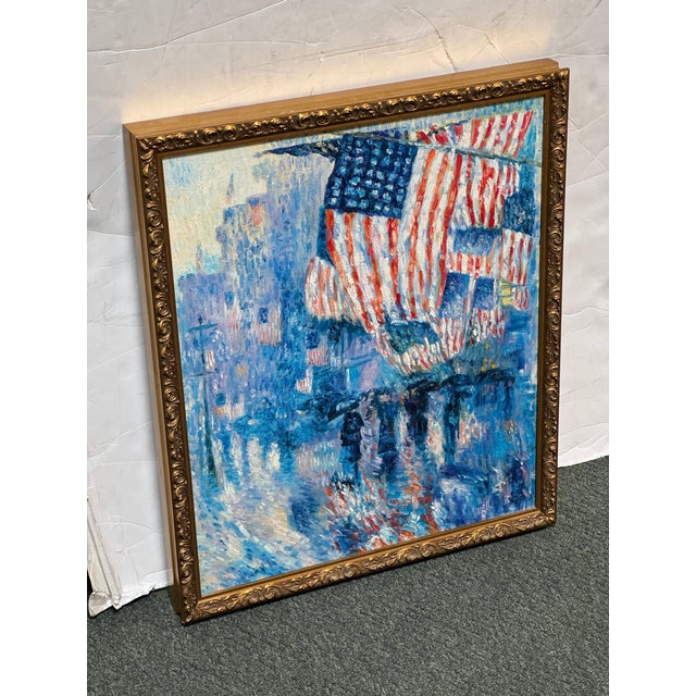 Frederick Childe Hassam "The Avenue in the Rain" a Reproduction ...