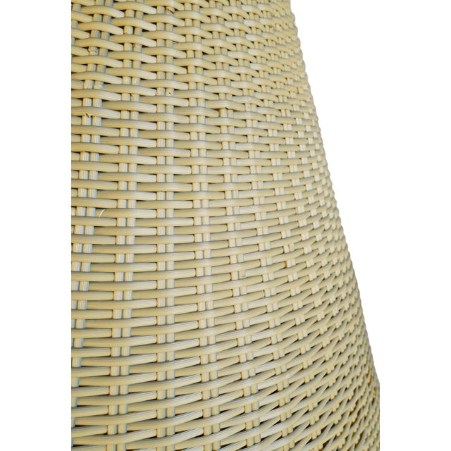 Faux Rattan Raindrop Pod | Chairish