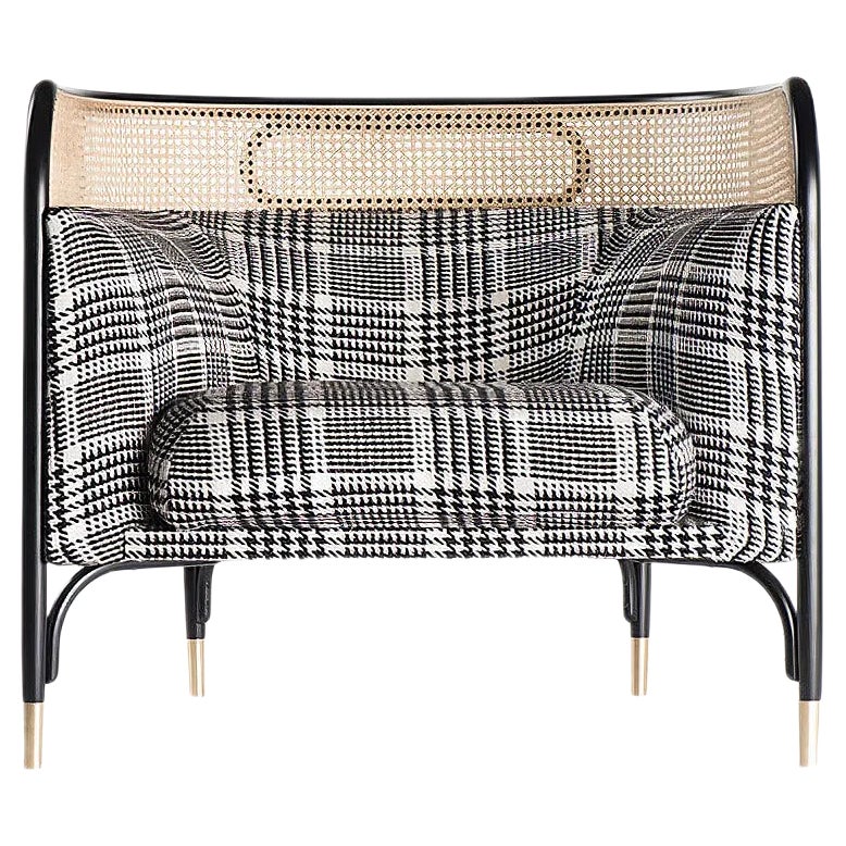 Targa Lounge Chair in Tartan | Chairish