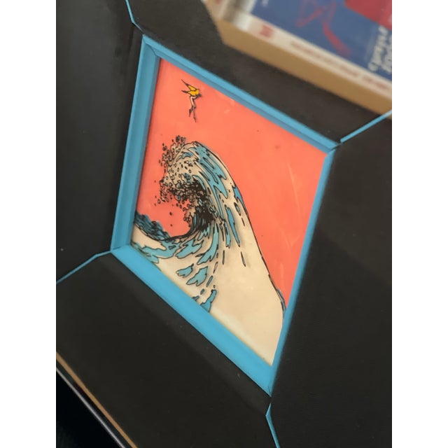 1960s Peter Max the Wave Mixed Media Larry T. Clemons Collection ...