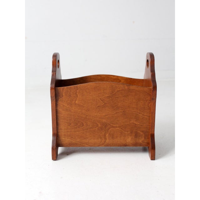 Vintage Magazine Rack Stand | Chairish