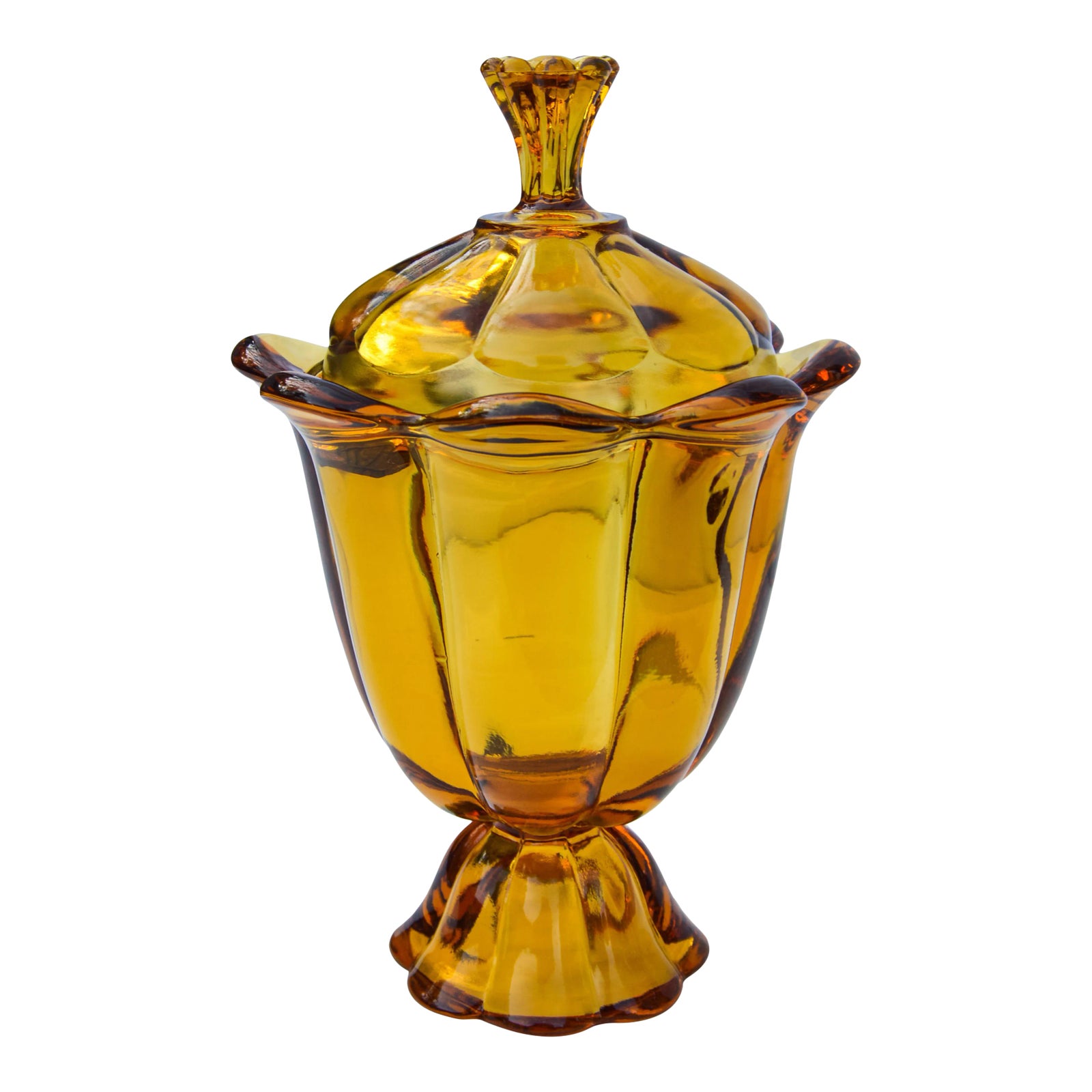 Midcentury Candy Dish W/ Details | Chairish