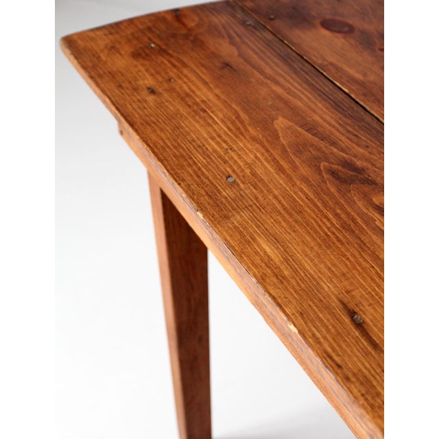 Vintage Wooden Farmhouse Table | Chairish