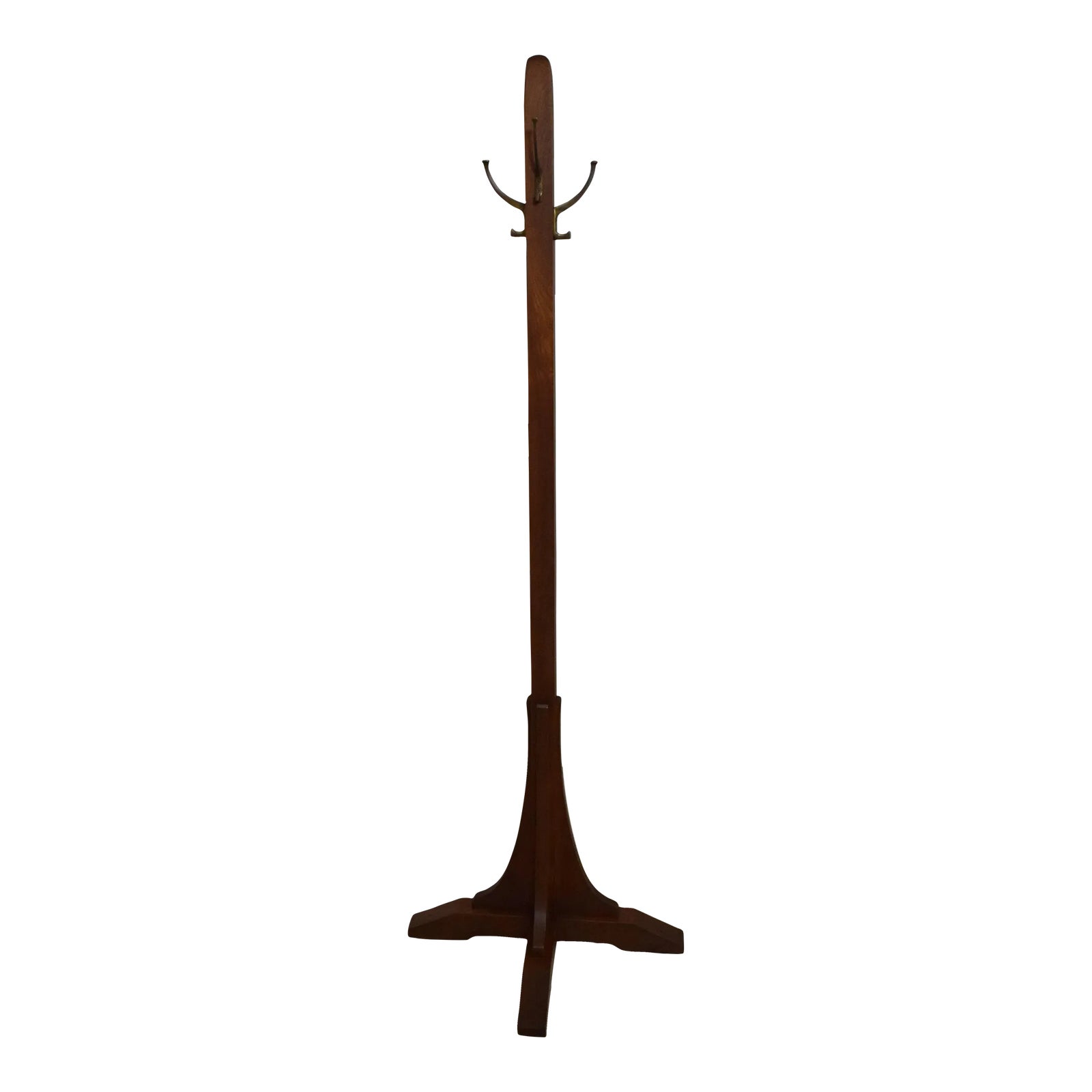 Stickley Arts & Crafts Mission Cherry Hall Tree | Chairish