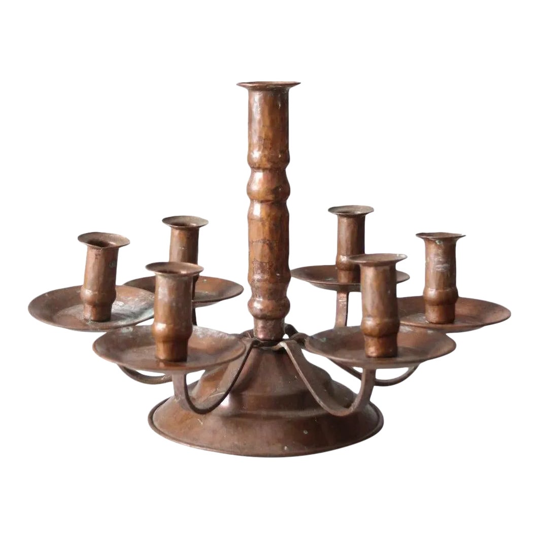 Antique Copper Candelabra | Chairish