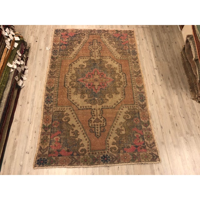 1960s Tribal Turkish Handmade Anatolian Rug- 4′7″ × 7′3″ | Chairish