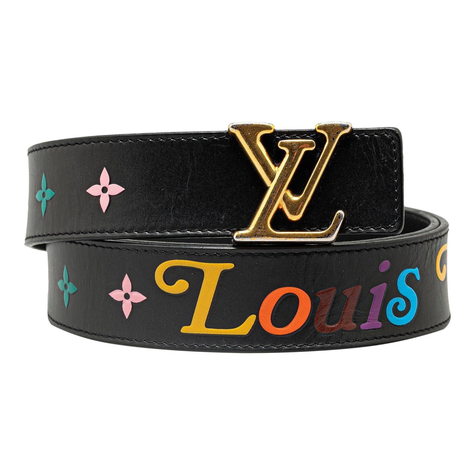 Louis Vuitton Monogram Wave Belt | Chairish