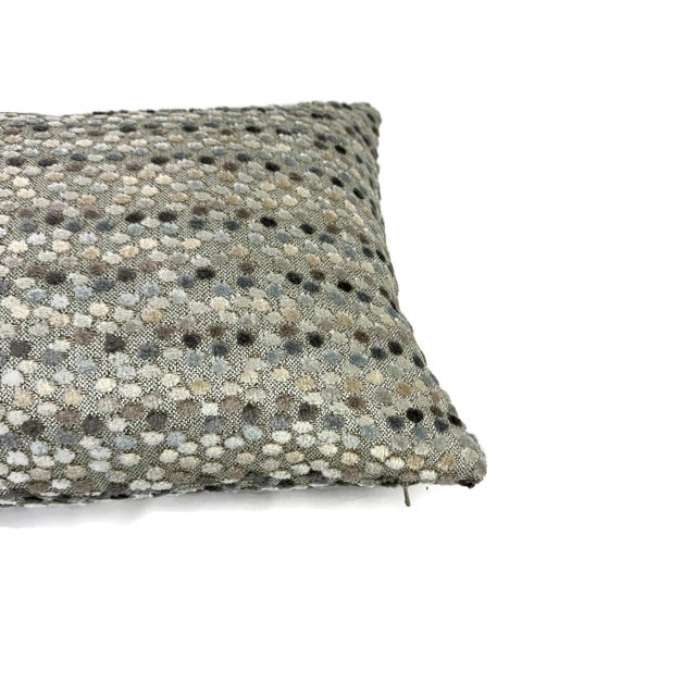 Hamilton Fabrics Bacchus in Pebble Lumbar Pillow Cover | Chairish