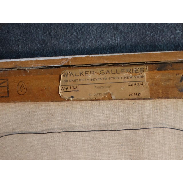 1939 "November" Abstract Modern Oil Painting on Canvas by David McCosh ...