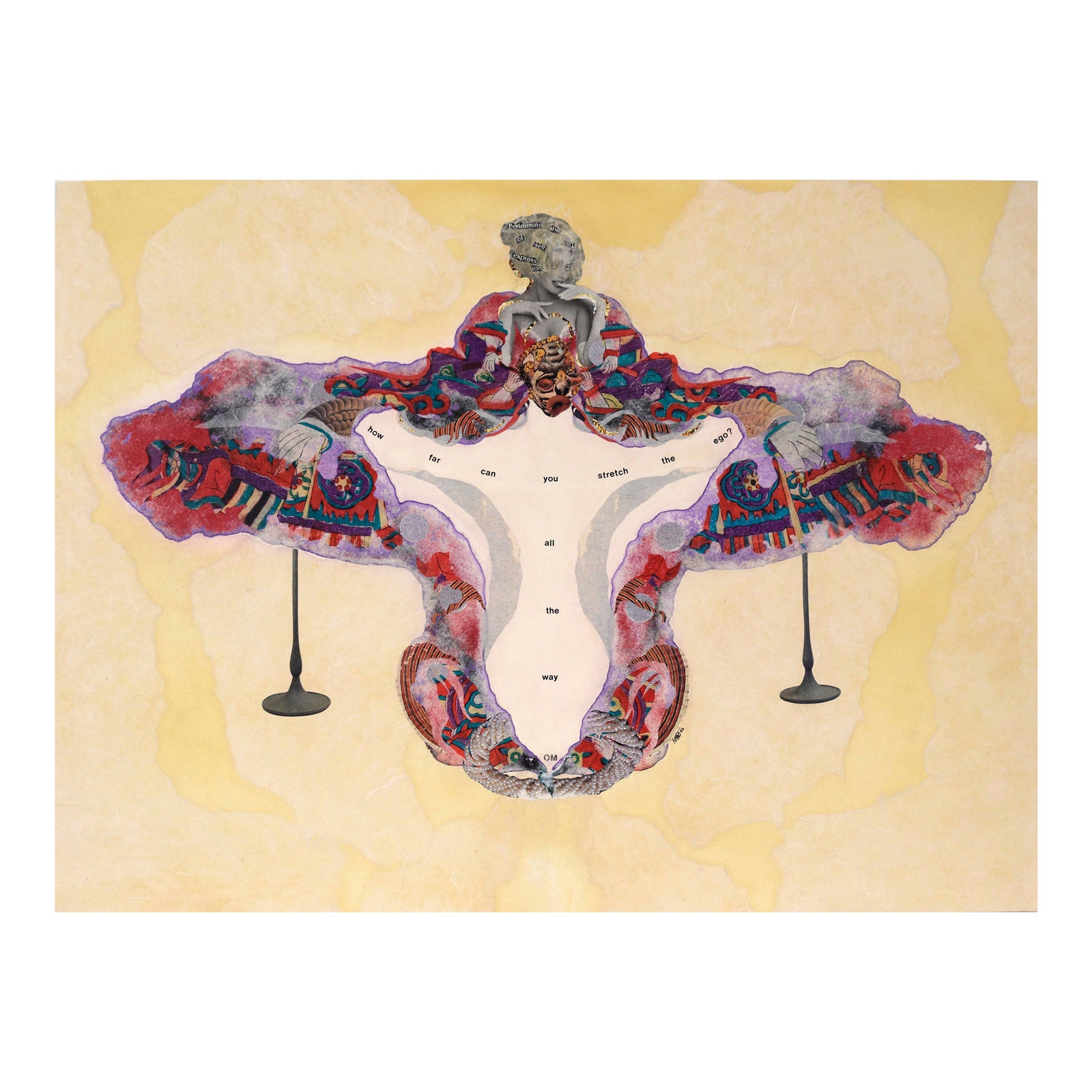 "How Far Can You Stretch the Ego?" Collage With Social Commentary by ...