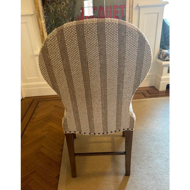 Custom Sherrill Design Dining Room Chairs- Set of 6 | Chairish