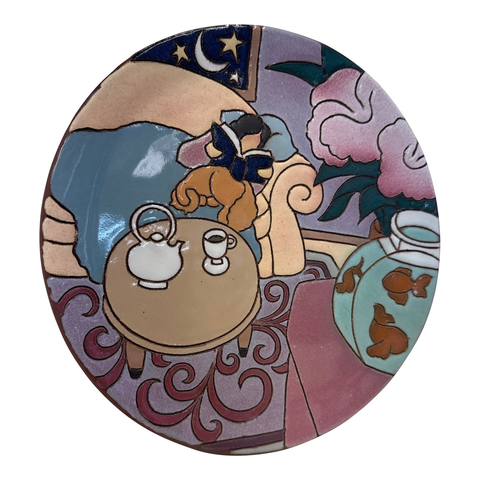 Judy Miller Plate, 1987 | Chairish