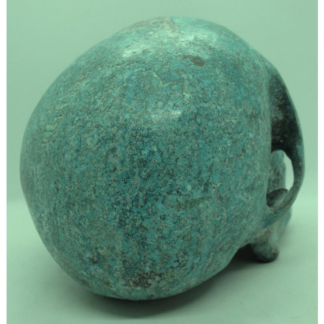 "Appearance X" Bronze Skull Sculpture by Andrzej Szymczyk | Chairish