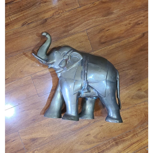 Mid 19th Century Heavy Brass Element Figure Statue | Chairish