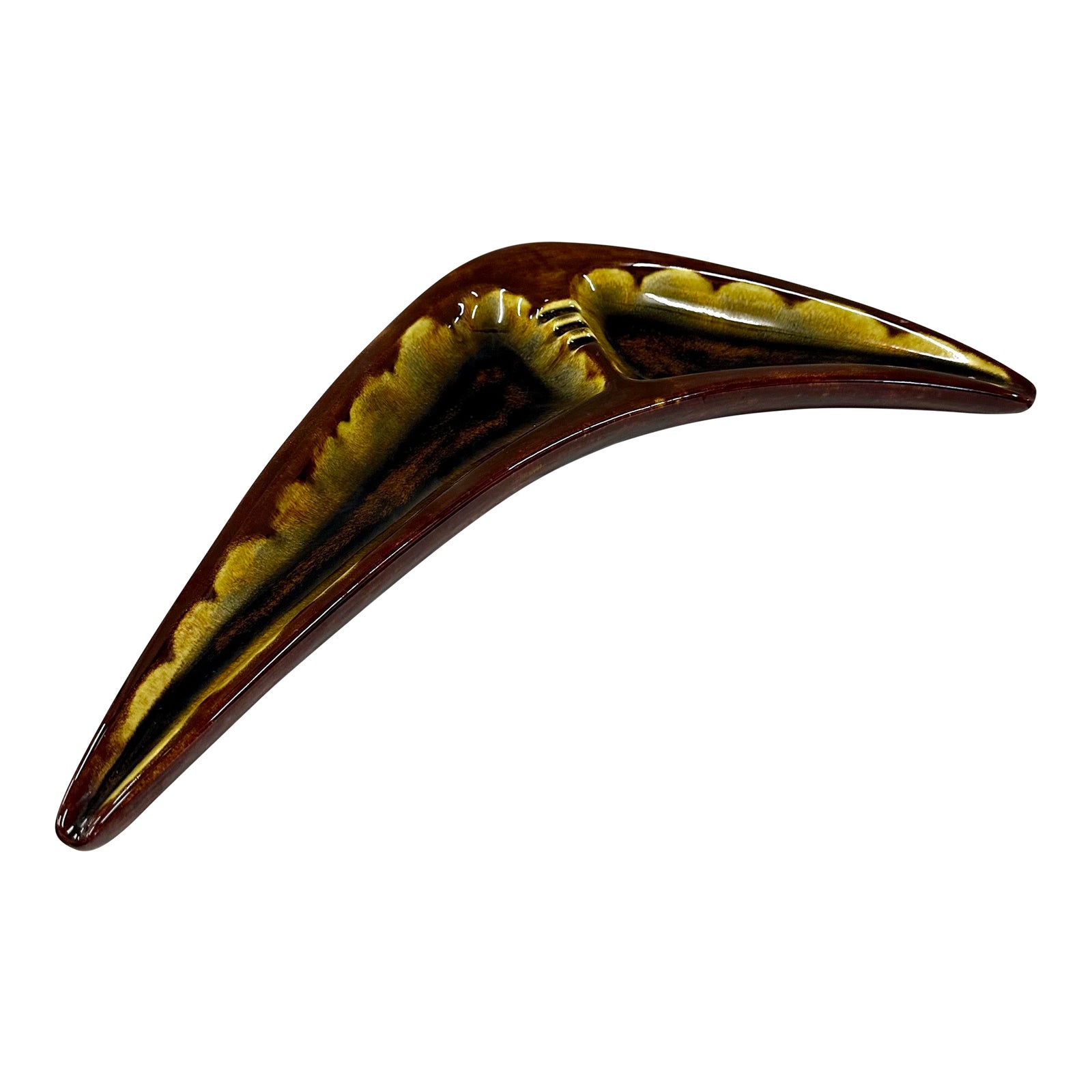 1980 Vintage Boomerang Ashtray | Chairish