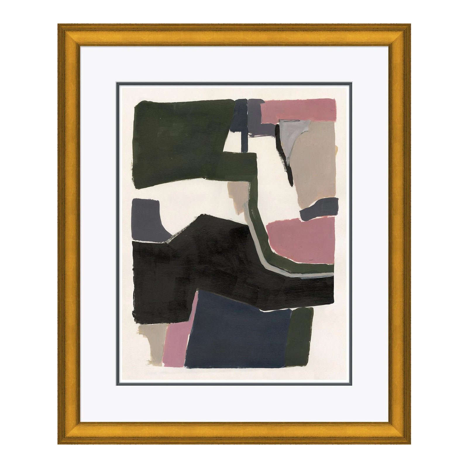 Abstract Shapes IV Framed Art Print | Chairish