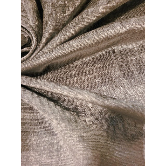 Designers Guild "Kintore" Flax Silver Slubbed Chenille- 7 Yards | Chairish