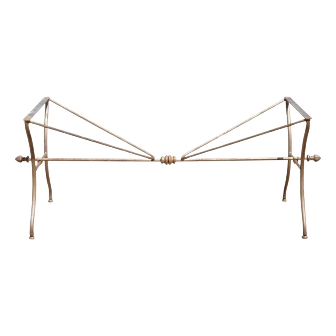 Late 20th Century Vintage Italian Neoclassical Style Large Iron French ...