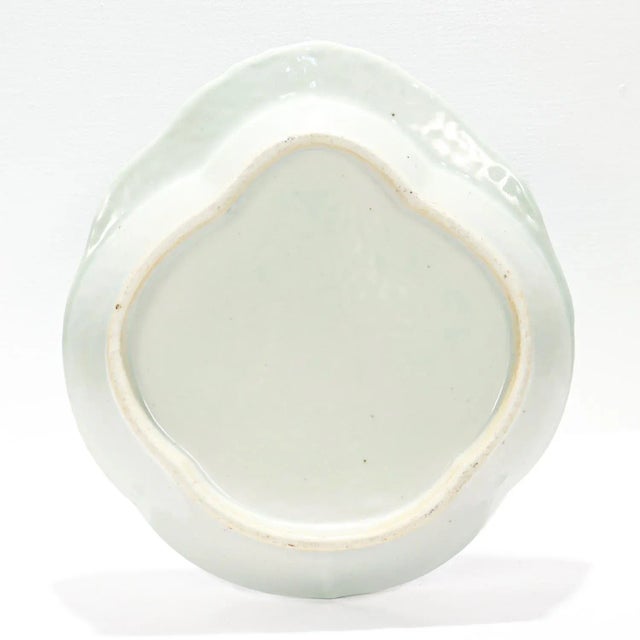 Antique Blue & White Canton Pattern Chinese Export Porcelain Shrimp ...