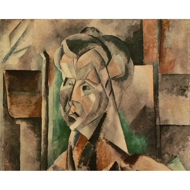 1954 After Pablo Picasso "Woman in Green", Large Period First Limited ...