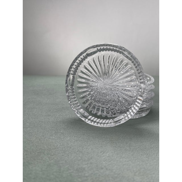 Vintage Cut Crystal Coasters- Set of 5 | Chairish