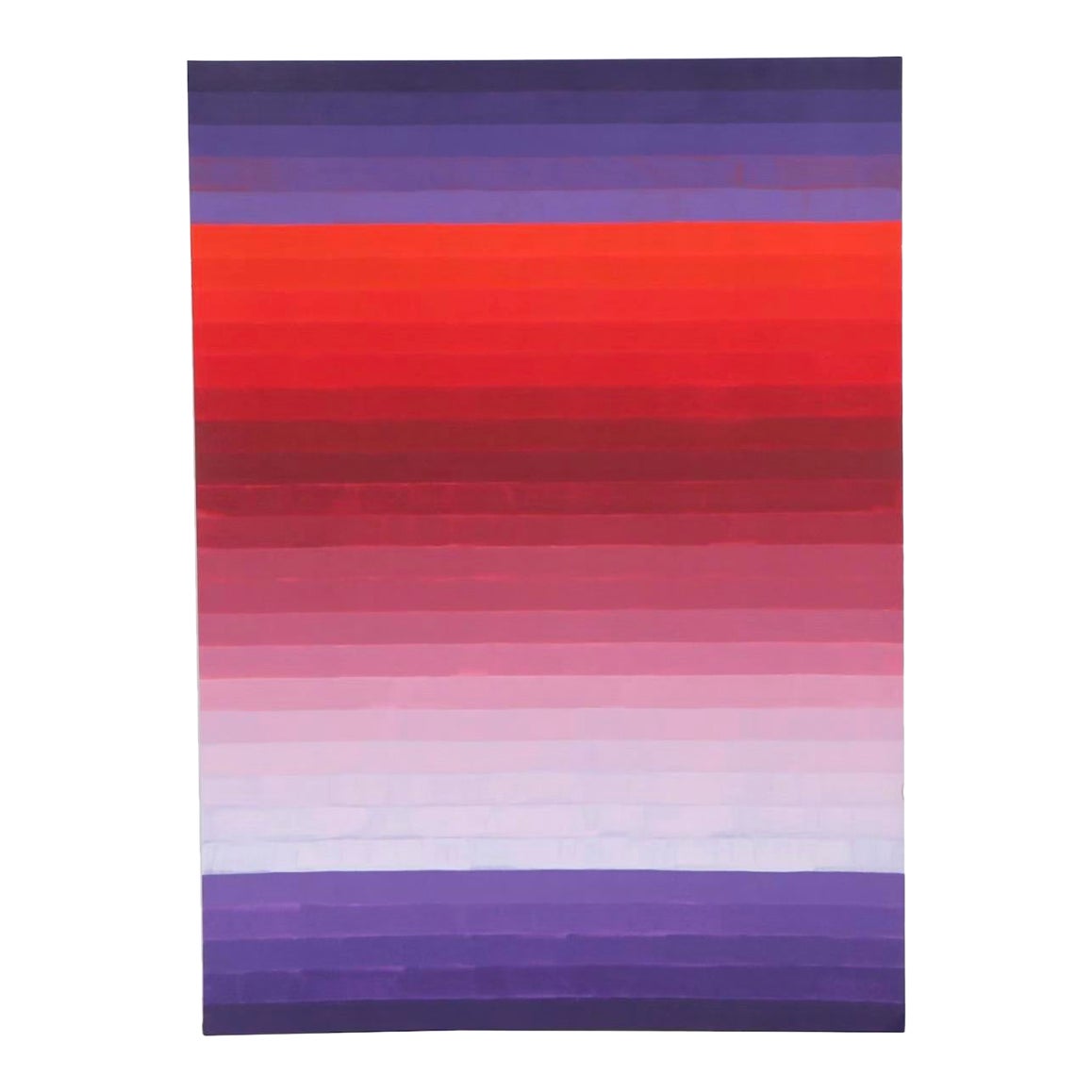 Late 20th Century Marjorie Shaw Kubach Color Field Gradient Acrylic ...