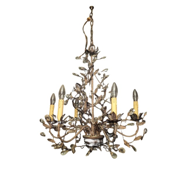 Vintage French Country Ballard Designs Chandelier | Chairish