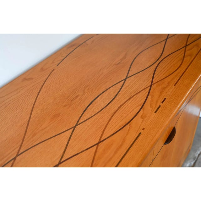 Bespoke Cabinet With Carved Inlay by Robert Squire Bierbaum, 1995 ...