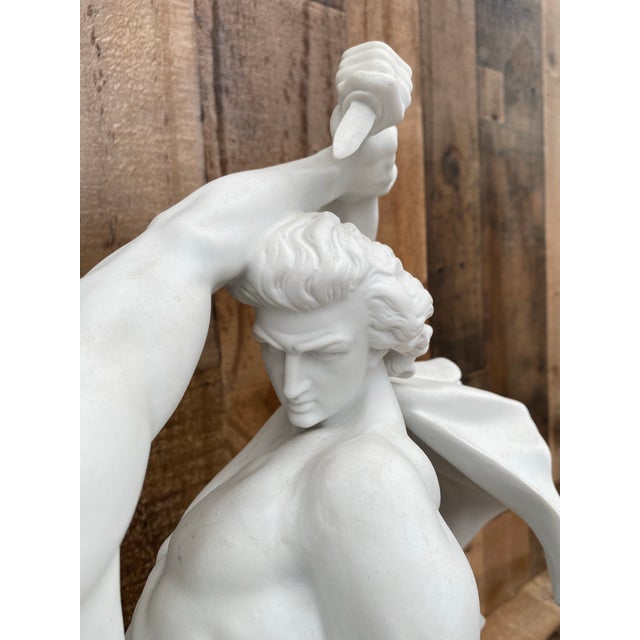 Mid 20th Century Vintage “Knife Wrestlers” After the Statue by Johan ...