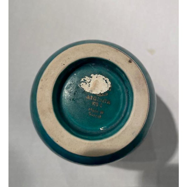 Mid 20th Century Art Deco Argenta Vase by William Kage in Stoneware and ...