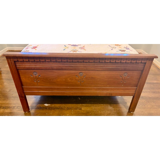 Antique Eastlake Victorian Bed Frame With Carvings | Chairish