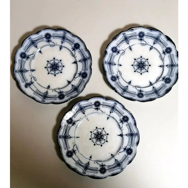 Early 20th Century Wedgwood English Dessert Plates Design "Burleigh ...