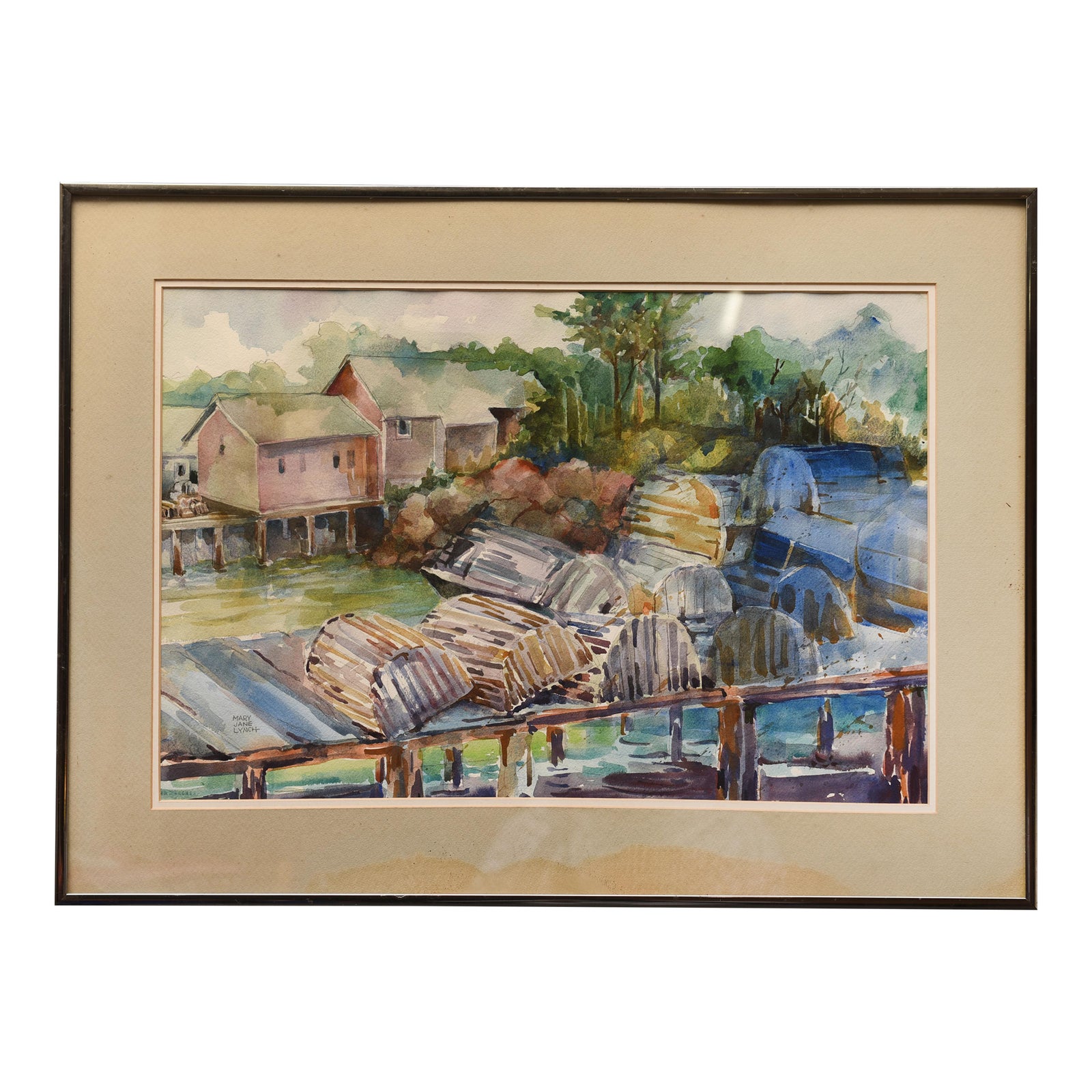 Harbor Tranquility (Mary Jane Lynch) | Chairish